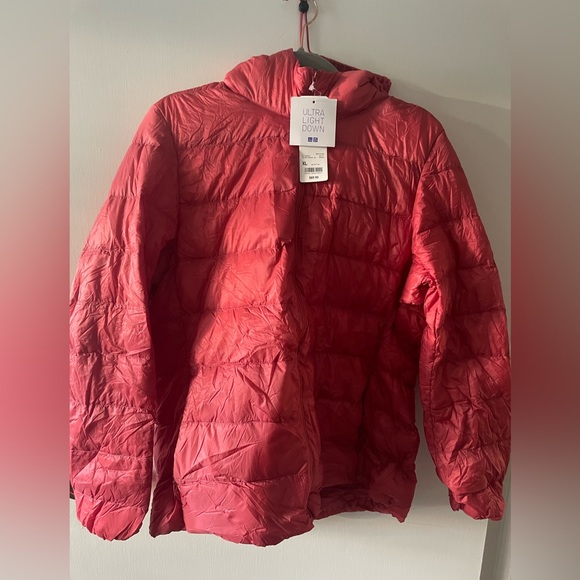 Uniqlo | Jackets & Coats | Nwt Uniqlo Ultra Light Down Parka Coral ...